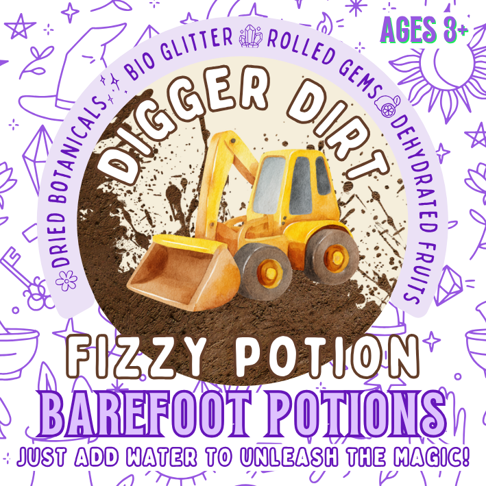 Digger Dirt Fizzy Potion – Barefoot Potions