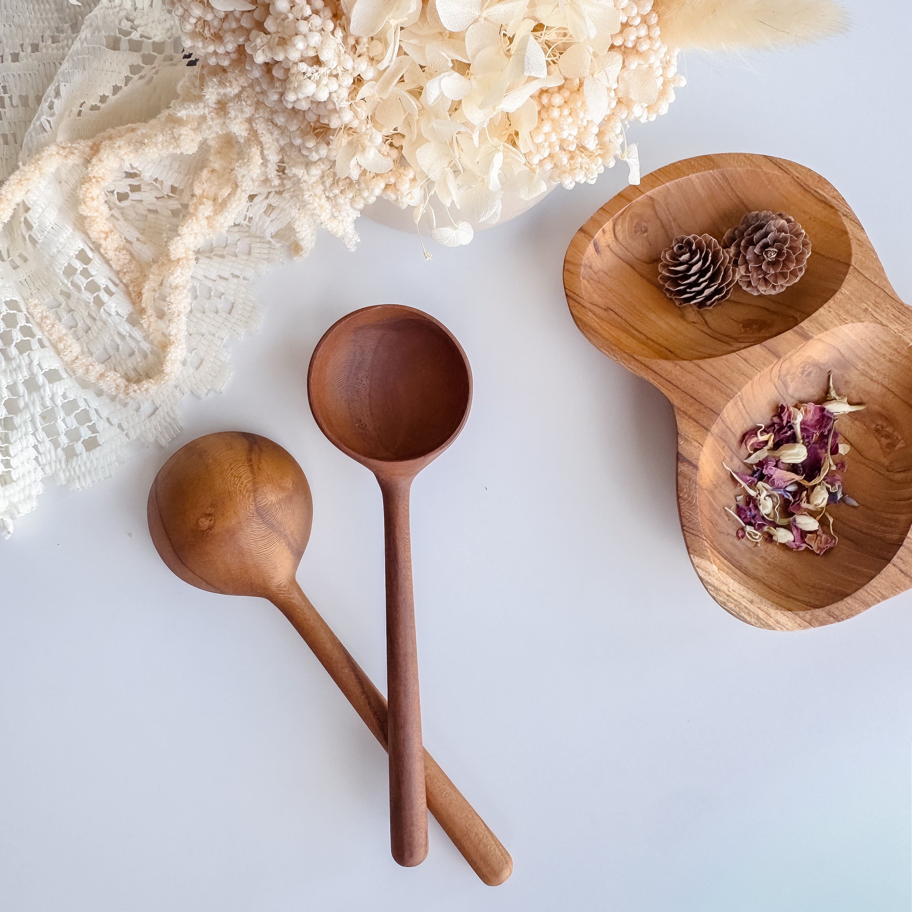 Teak Full Moon Scoop – Barefoot Potions